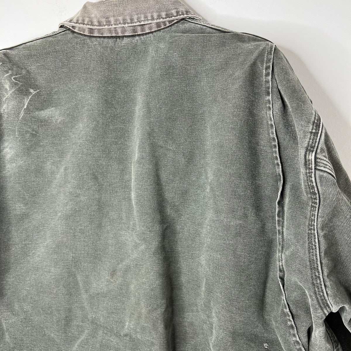 Carhartt J97 MOS Green Blanket Lined Detroit Jacket Made USA Carhartt J97 MOS Green Blanket Lined Detroit Jacket Made USA