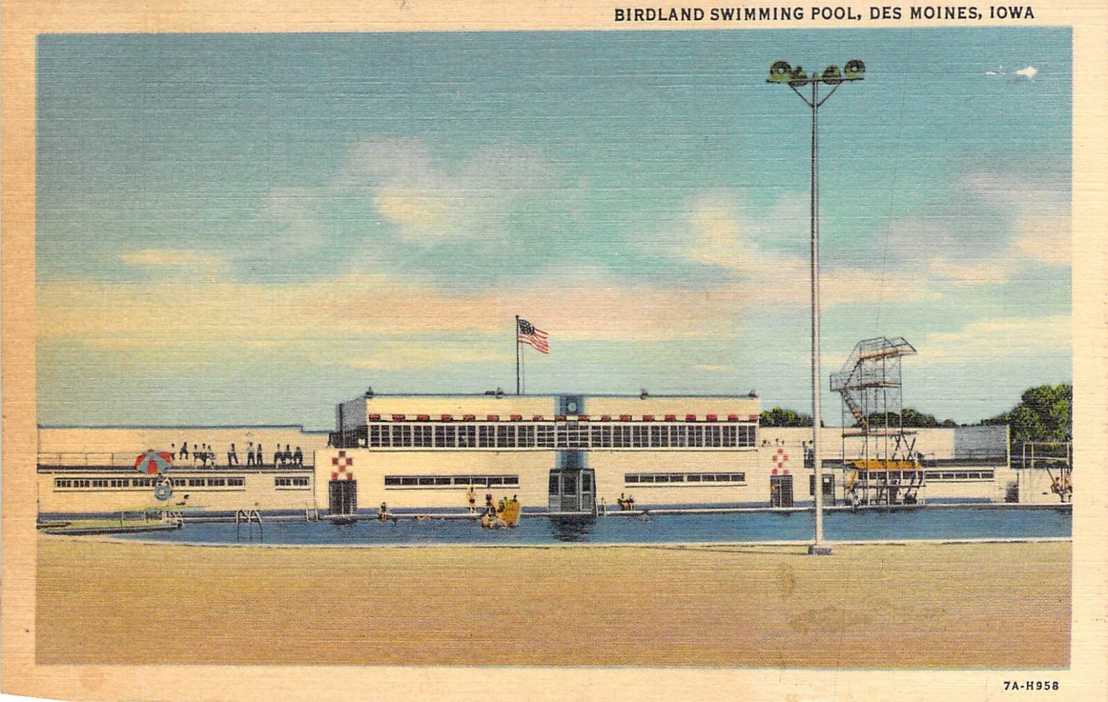 Birdland Swimming Pool, Des Moines, Iowa | eBay
