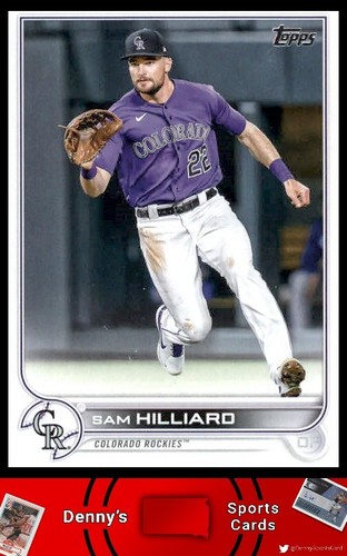 2022 Topps Update #US206 Sam Hilliard Colorado Rockies Baseball Card | eBay
