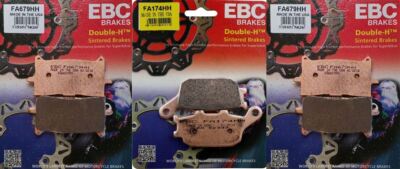 EBC HH FA679HH front & FA174HH rear brake pads set - Honda CRF1000L ...