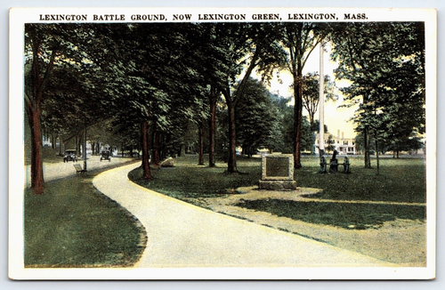 Vintage Old Outdoor Antique Postcard Car Canon Road Battle Ground ...