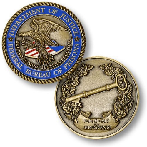 NEW Department of Justice, Federal Bureau of Prisons Challenge Coin | eBay