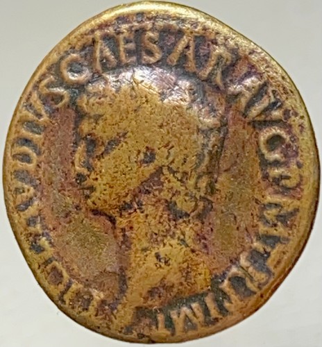 Emperor Claudius I 41AD-50AD Minerva AE27 As Dupondius Large Ancient ...