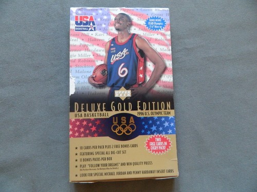 Box Upper Deck USA Basketball Deluxe Gold Edition 1996 US Olympic Team ...