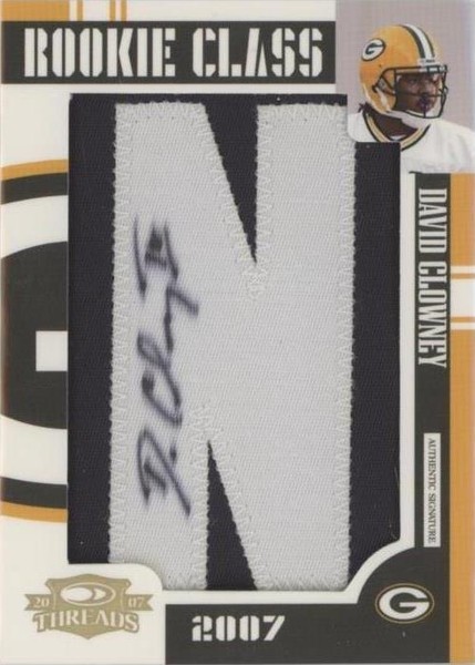2007 Donruss Threads - Rookie Class #287 David Clowney /175 (AU, RC ...