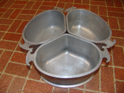 Vintage GUARDIAN SERVICE Aluminum Cookware Triangle Pans Set of 3 no ...