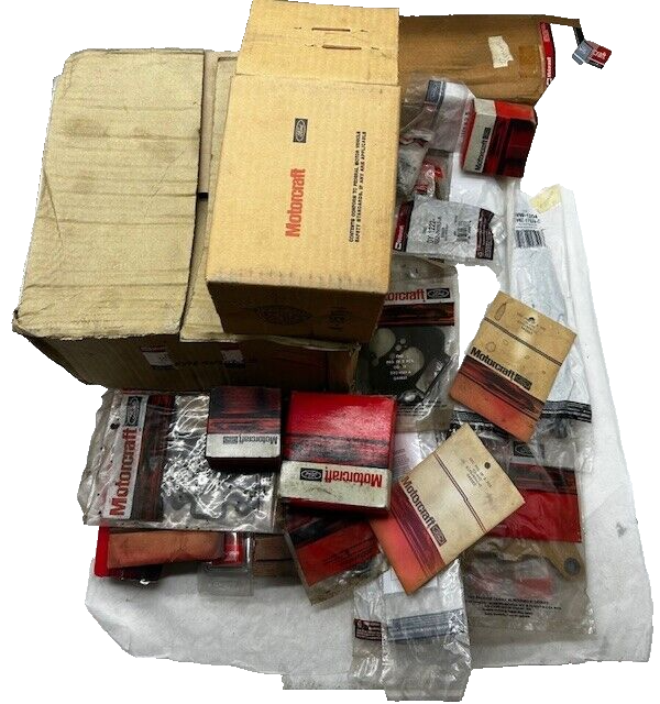 Huge Lot of 29 Ford Assorted Parts New in Box/Bag Motorcycle Dealership ...