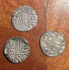 GREAT BRITAIN, ENGLAND, FRANCE, LOT OF SILVER PENNY DENAR COINS, LOT OF ...