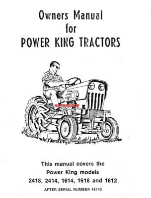 Power King Economy Tractor Hydraulic