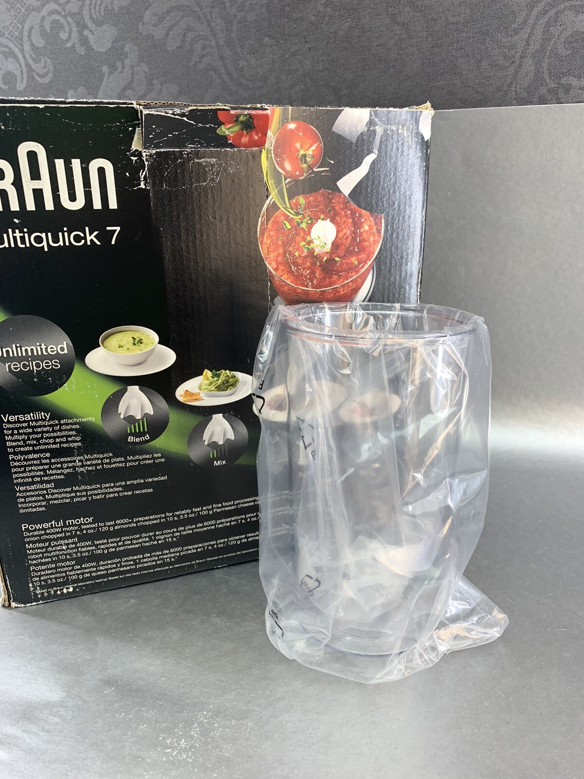 Braun Container MULTIQUICK 3 5 7 9 Multimix 4162 4165 4199 4200 4644 ...