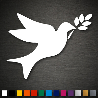 14344 Friedenstaube Aufkleber 118x90mm Frieden Taube Peace Dove Sticker ...