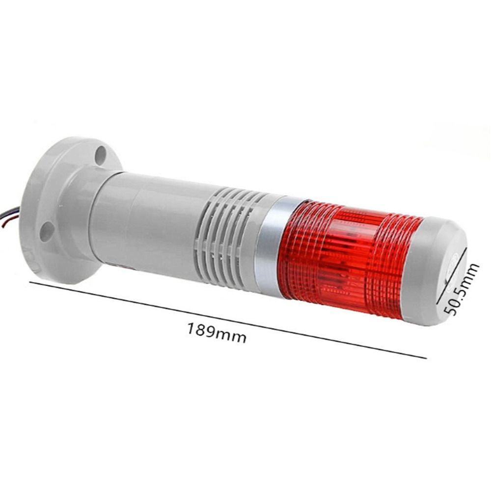 Red Alarm Warning Light 24V DC LED Signal Tower Lamp | eBay