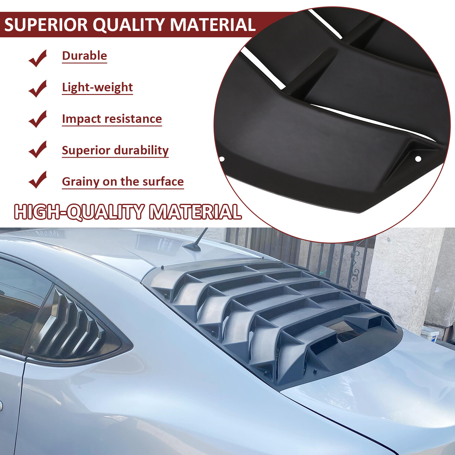 Rear Window Louver For Toyota 86 & Scion FR-S & Subaru BRZ 2013-2020 | eBay