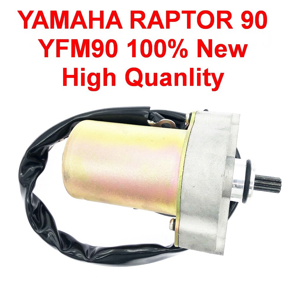 New Starter Motor Fits Yamaha YFM90 Raptor 90 ATV 90cc 2009-2013 4 ...