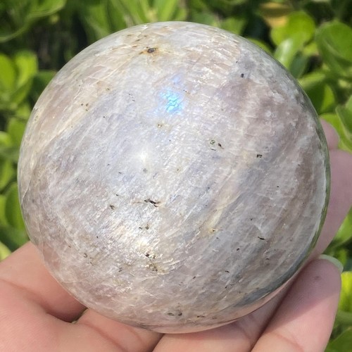 1pc Natural Moonlight stone ball rainbow quartz crystal sphere gem ...