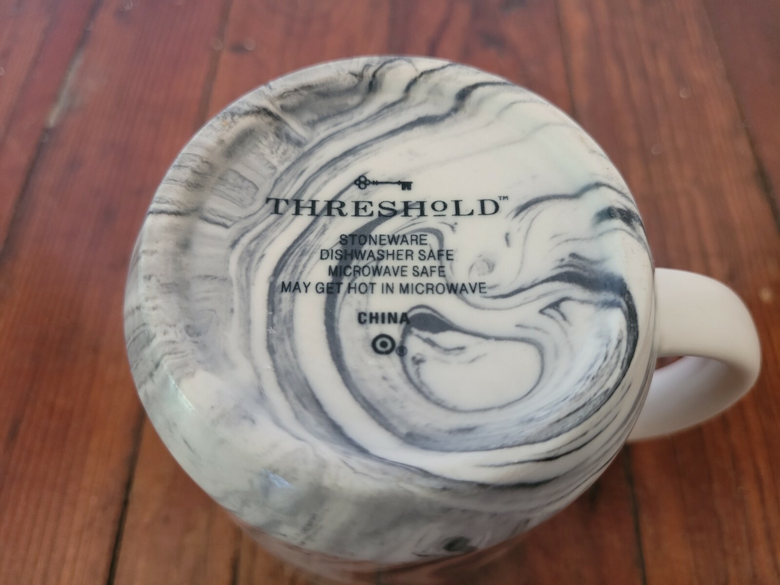 Threshold Coffee Mug Gray Swirl Marble Design Stoneware Cup 3.75'' | eBay