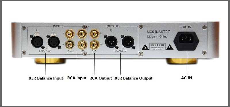 HiFi Stereo Balanced XLR / RCA Preamplifier Class A Preamp with Remote ...