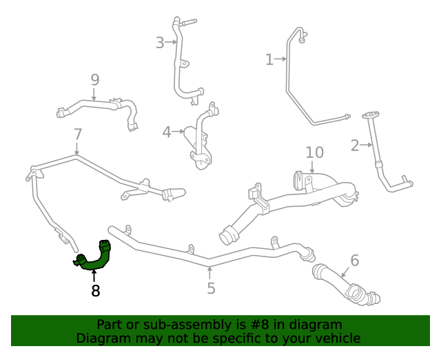 A2702031582 Orig MERCEDES BENZ Coolant Pipe an Water Pump Car a B CLA ...