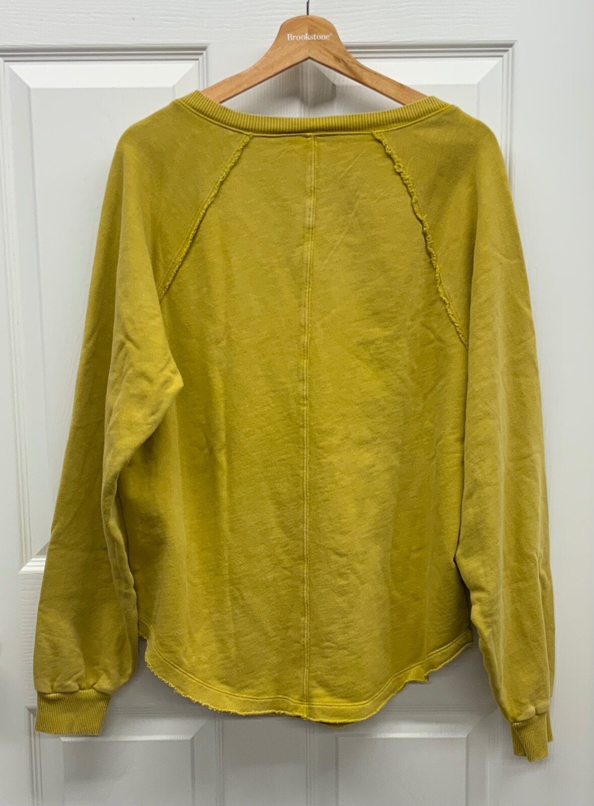 NWT Anthropologie Pilcro Chartreuse Mustard Yellow Notch-Neck ...
