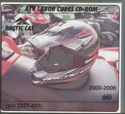 ARCTIC CAT 2000-2006 ATV LABOR CODES CD-ROM OEM PART NO. 2257-492 | eBay
