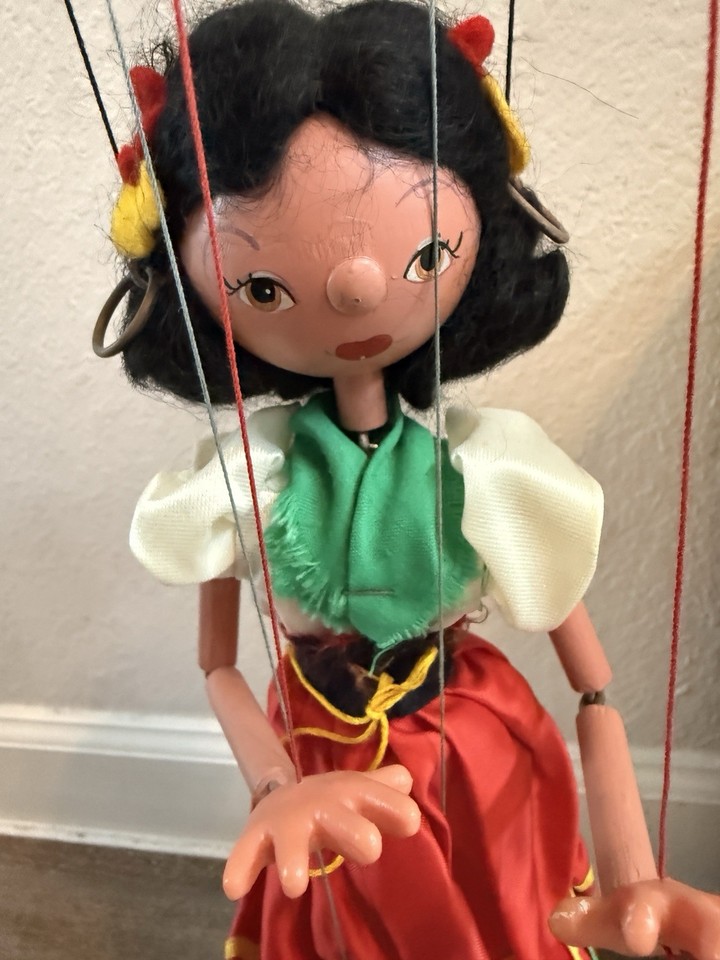 Pelham Puppets Gypsy Vintage SS 1960s Original Box RARE Marionette EUC ...