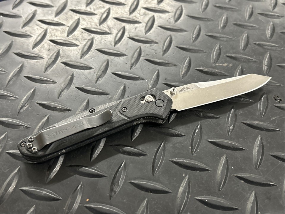 GENUINE Benchmade 940-2 Osborne Knife 3.4" S30V G10 Handles Axis Lock ...