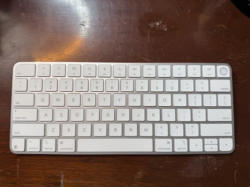 Apple Magic Keyboard With Touch ID USB-C, Latest, White/Silver A3118 | eBay