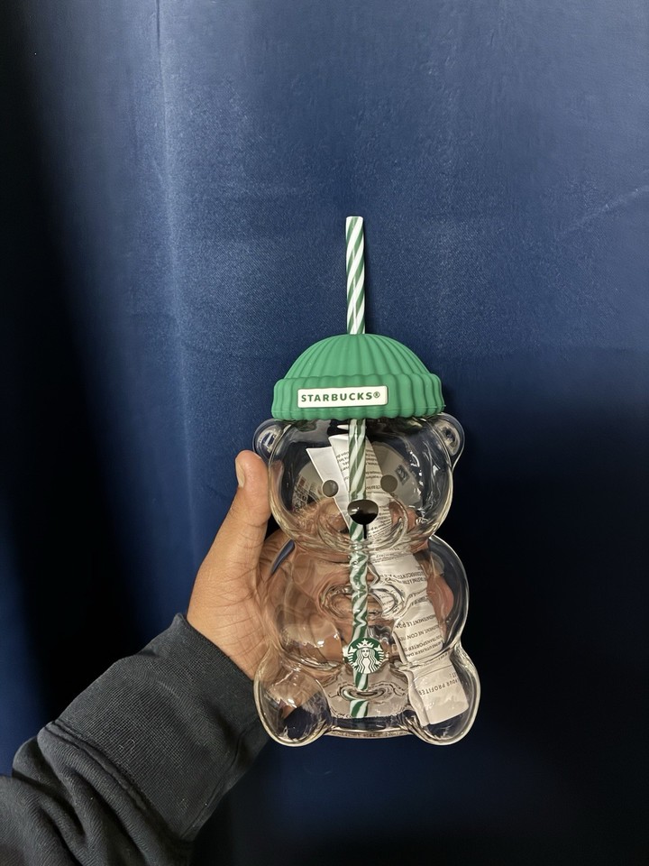 Starbucks Glass Bear Cup Bearista Bear Series Limited Edition | eBay