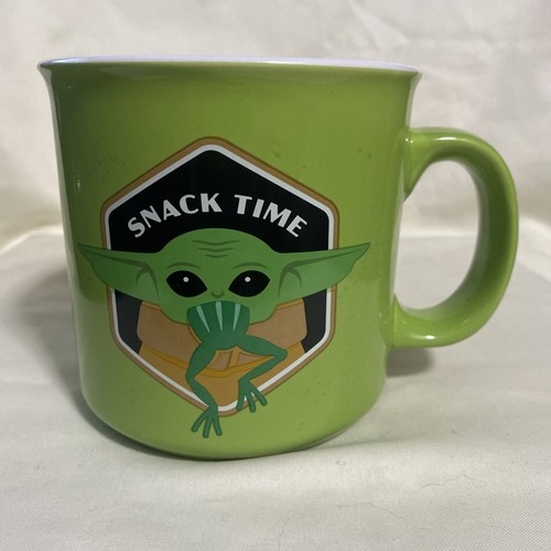 Grogu Baby Yoda Snack Time Mug Star Wars The Mandalorian Coffee Tea Cup ...