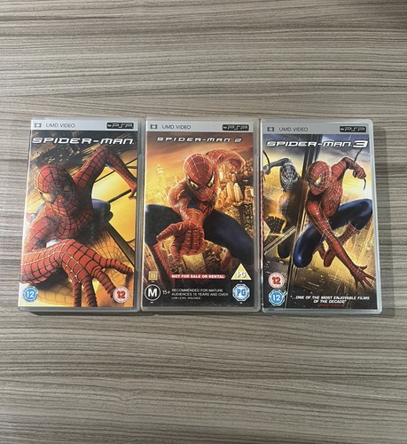 PSP UMD Movie - Spiderman Trilogy Collection (Rare) | eBay