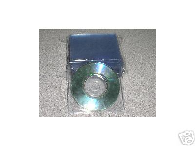 1000 NEW 3" MINI CD CD-R VINYL PVC SLEEVE, CLEAR | eBay