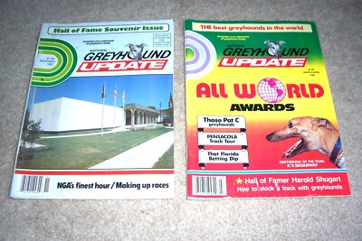 4 Greyhound Update Magazines Nov 1987, Mar 1988, April 1990, July 1992 ...