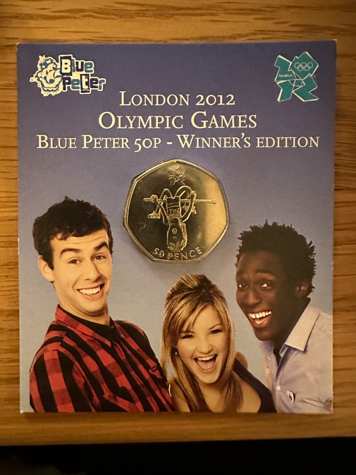 2009 Blue Peter 50p Coin London 2012 Olympic Games Athletics Sealed ...