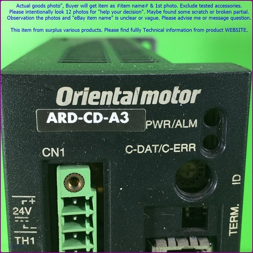 Oriental motor ARD-CD-A3, Stepping Motor Driver as photo,sn:5110 ...