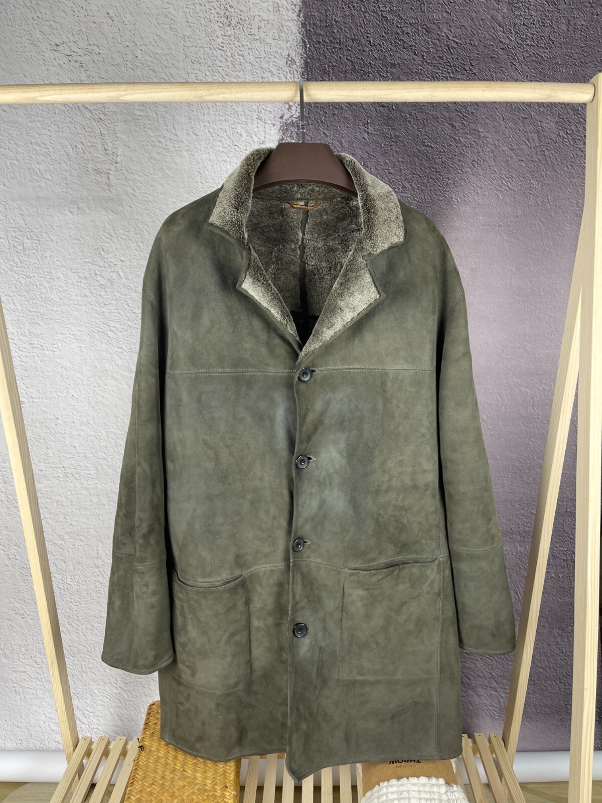 Seraphin Manufacture France Sheepskin Shearling coat jacket | eBay