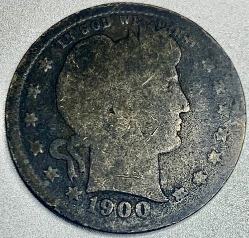 1900-P Barber Quarter - 90% Silver - SP141 | eBay