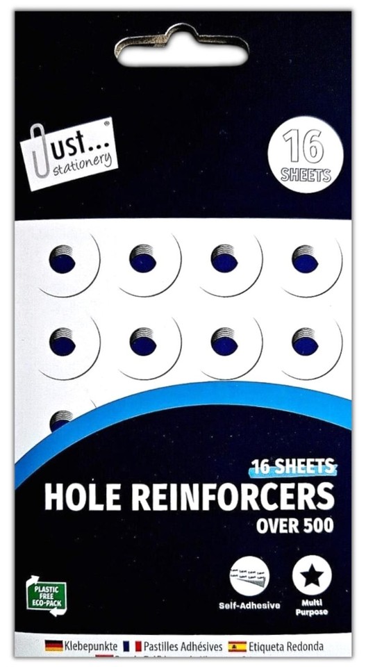 1000+ RING FILE FILING HOLE REINFORCER PAPER PAGE PUNCH SELF ADHESIVE ...