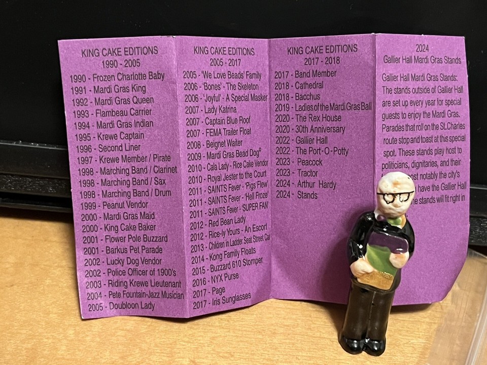 2024 Haydel's king cake doll ARTHUR HARDY Mardi Gras New Orleans ...