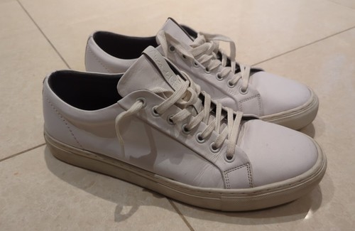 Luca Del Forte Real Leather White Sneaker Made Portugal Men Size 10 Or ...