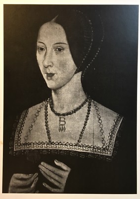 Two Prints the Radclyffe Anne Boleyn portrait, and Thomas Bullen ...