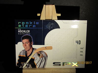 2002-03 Spx #165 Greg Koehler Jsy RC Sn 890/999 | eBay