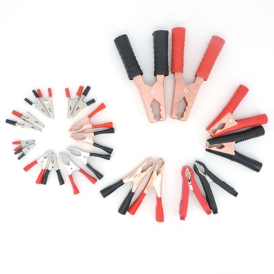 5A 50a 200A 100mm Alligator Clips Crocodile clamp Metal banana Plug for ...