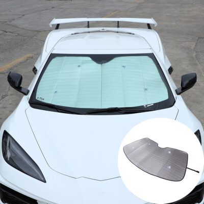 US Flag Front Auto Windshield Cover Windshield Sun Shade For Corvette ...