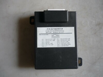 HOLDEN COMMODORE VE SEDAN TOWBAR INTERFACE MODULE / ECU (FOR TRAILER ...