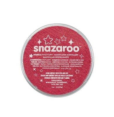 Snazaroo Sparkle Red 18ml Pot Face and Body Paint Party | eBay