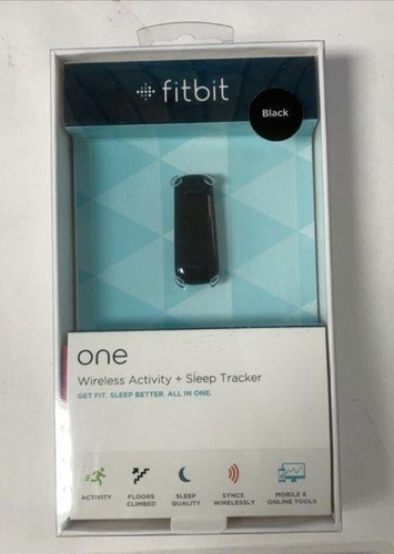 Fitbit One Fitness Health Tracker FB103BK Activity Sleep Black NIB ...