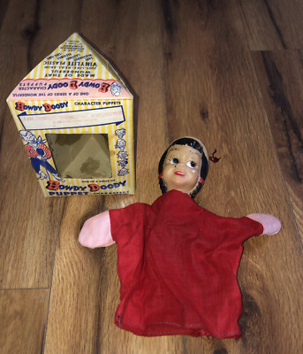 VTG 1950s Howdy Doody Princess Summer Winter Hand Puppet Box Jay ...