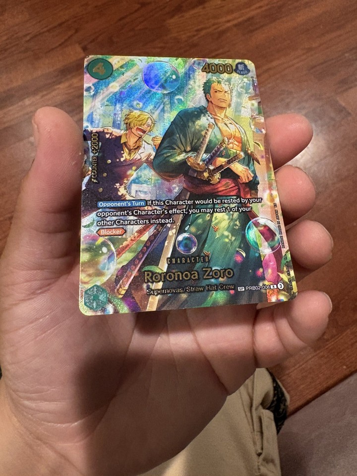 Roronoa Zoro Foil PRB02-006 EB04 OP14 One Piece The Azure Sea's Seven ...