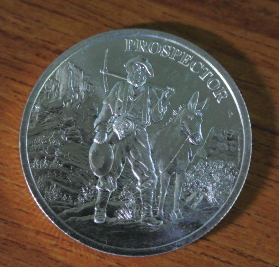 Prospector 1 oz .999 Fine Silver Round - Provident Mint - | eBay