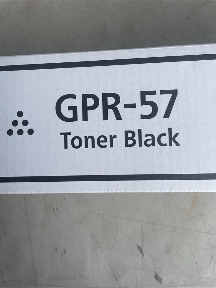 Genuine OEM Canon GPR-57 Black Toner 0473C003AA For iR 4525,4535,4545 ...